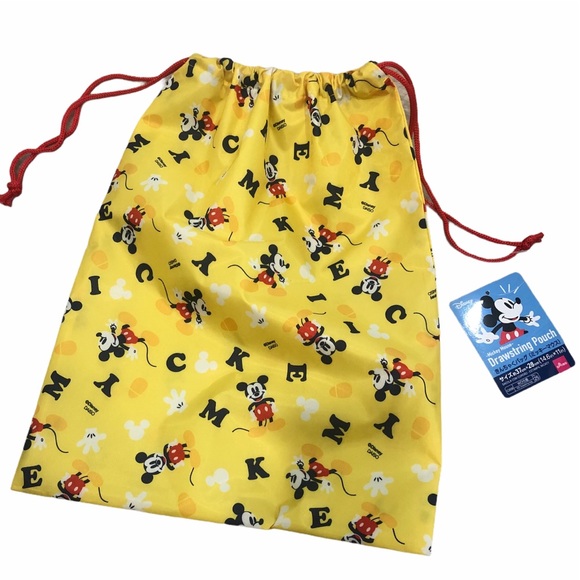 Disney | Bags | Disney Mickey Mouse Drawstring Bag | Poshmark